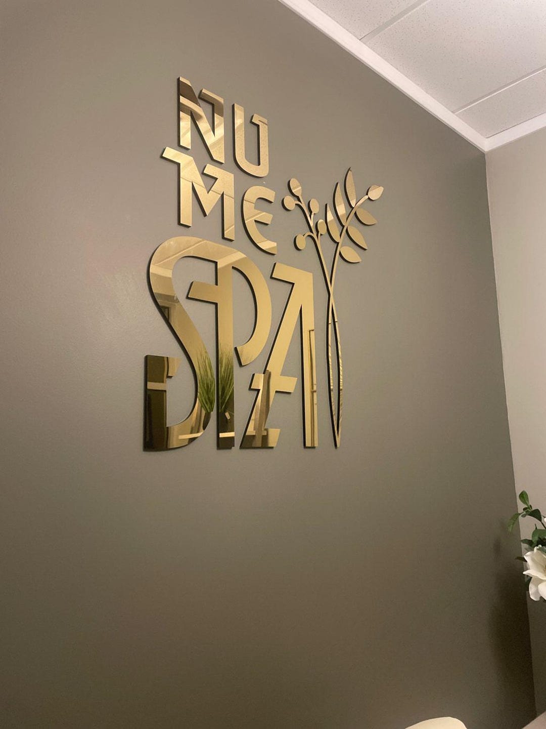 Office Logo Sign, 3D Logo Sign, Reception Wall Signs, Laser Cut Logo ...