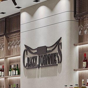 3D Metal Sign Backlit, Office Logo Sign Backlit, Outdoor Sign, Custom ...