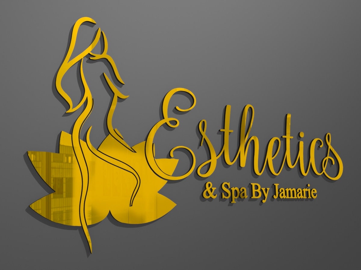 Benutzerdefiniertes 3D Logo SPA Schilder Schild mit - Etsy.de