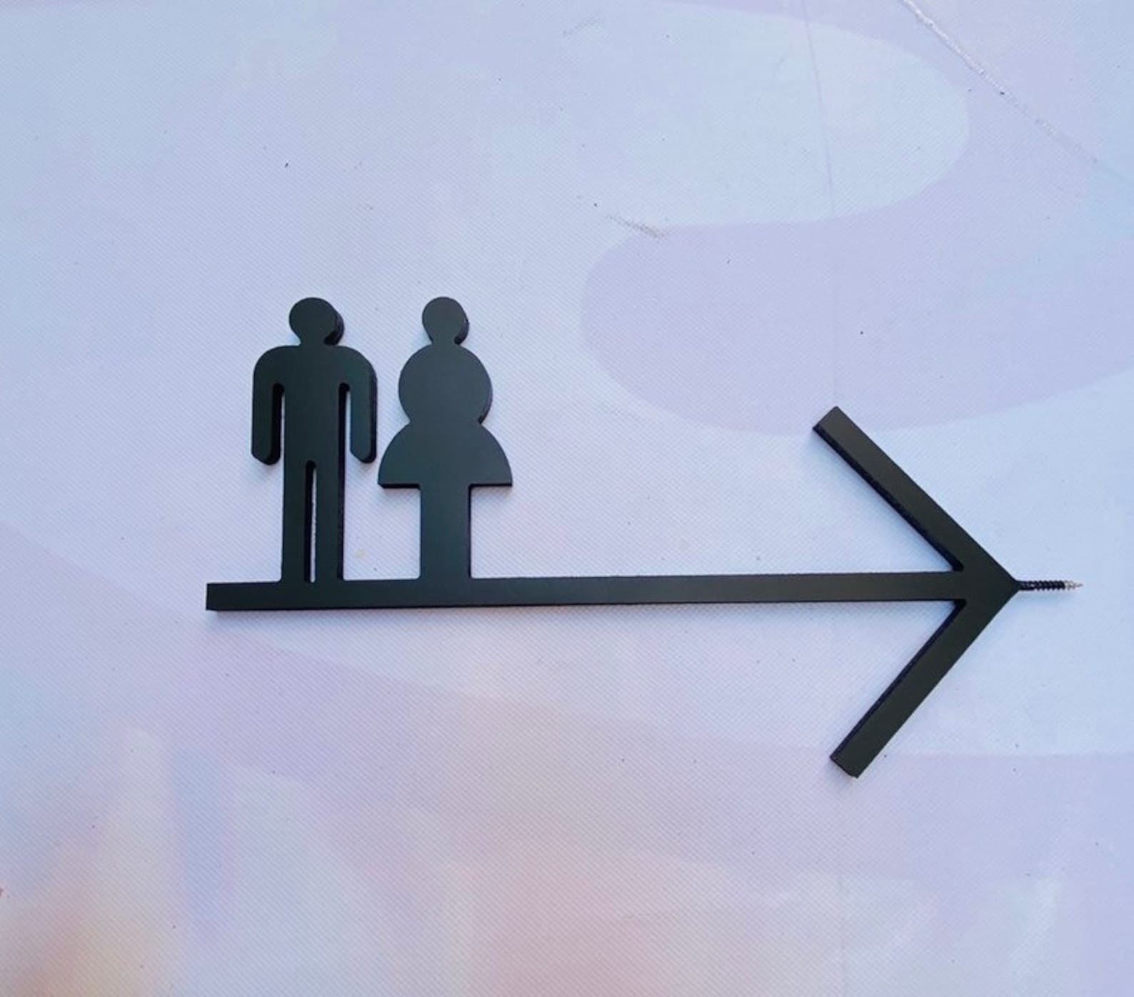 Restroom Sign Double-sided WC Sign Baby Care Room Signate | Etsy