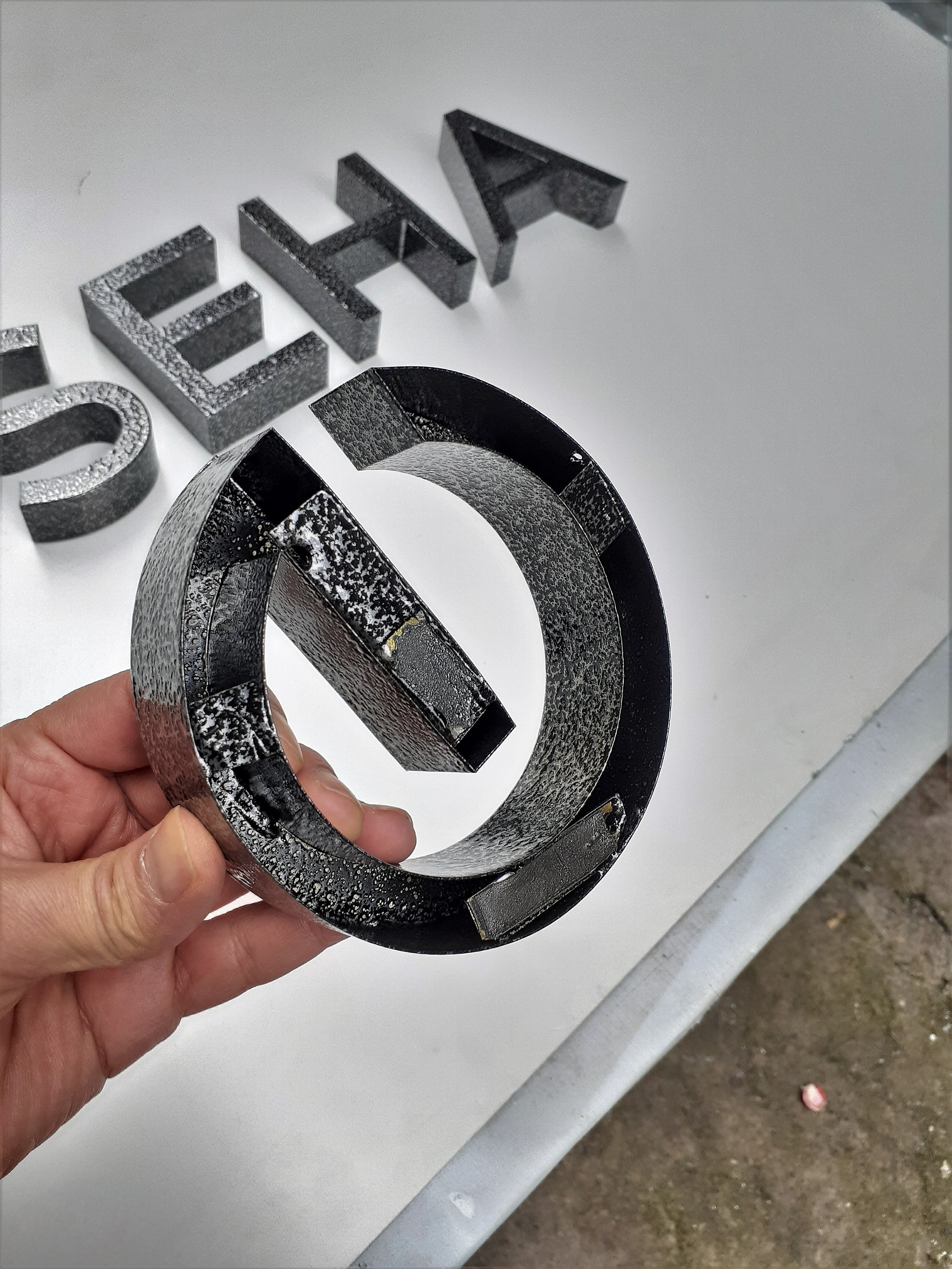 Channel Letter Sign Aluminum Forged Letter Custom Laser Cut | Etsy