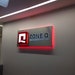 Custom Double-sided LED Lightbox Sign: Ceiling Hanging Business Logo - Etsy