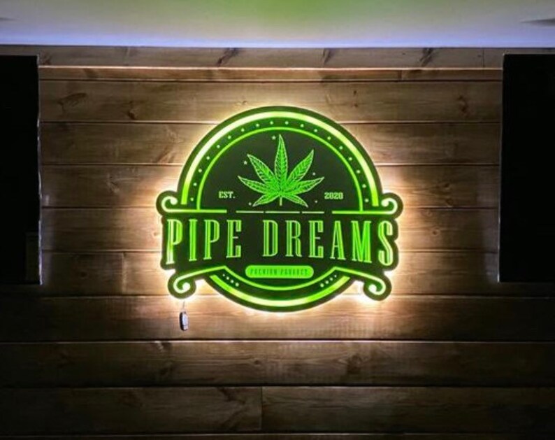 Custom Illuminated Wall Sign Podcast Logo Sign LED Light - Etsy