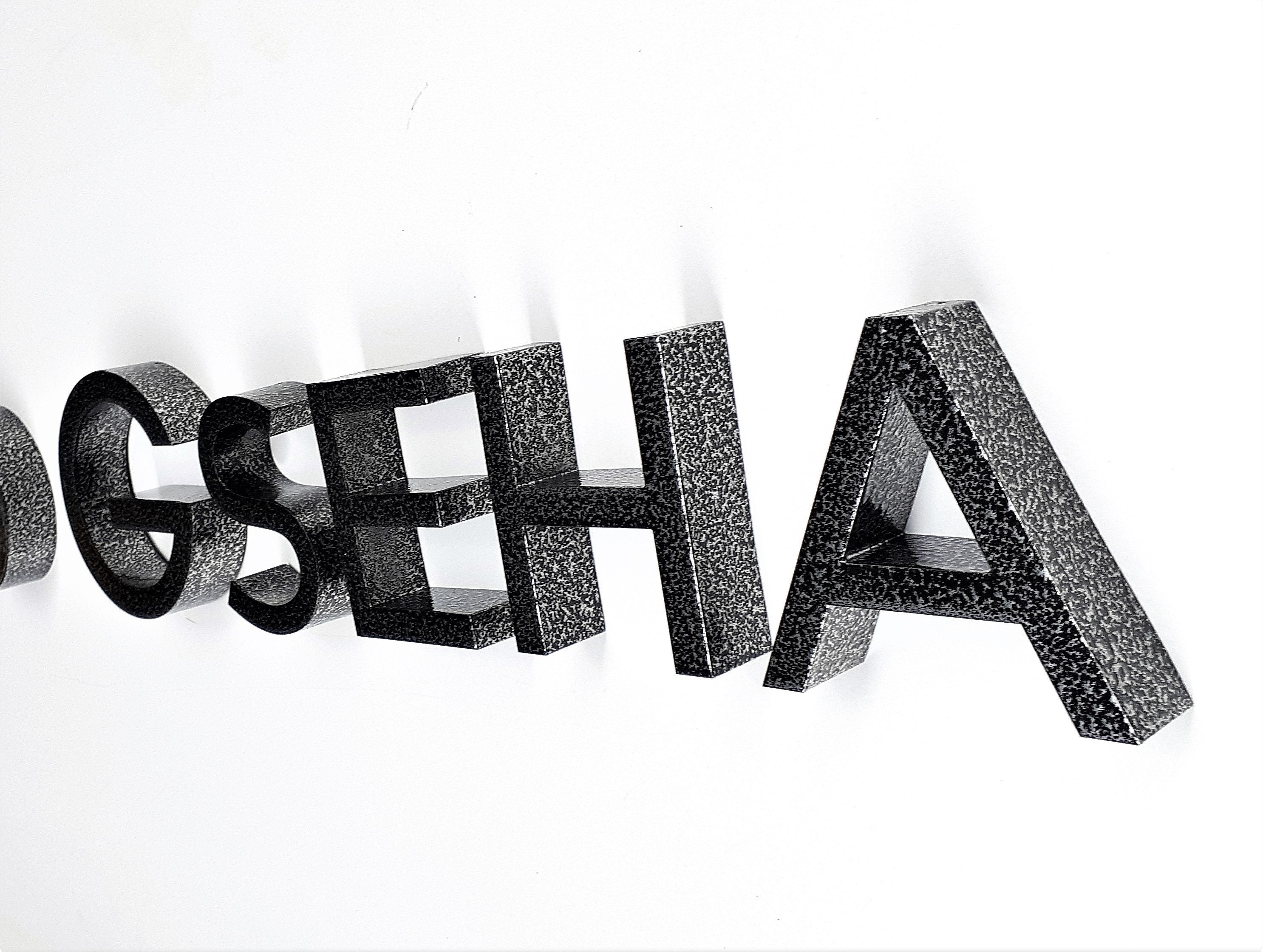 Channel Letter Sign Aluminum Forged Letter Custom Laser Cut | Etsy