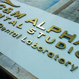 Dental Clinic Sign, Reception Signage, Logo Sign, Business Sign ...