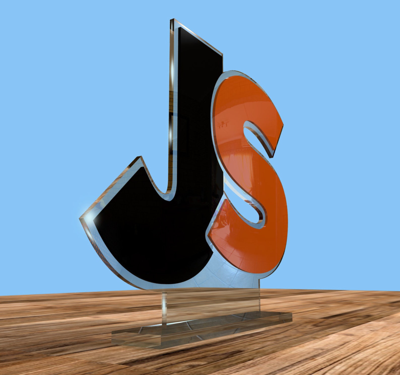 Table Top Logo Sign for Company Acrylic Signage Standing - Etsy