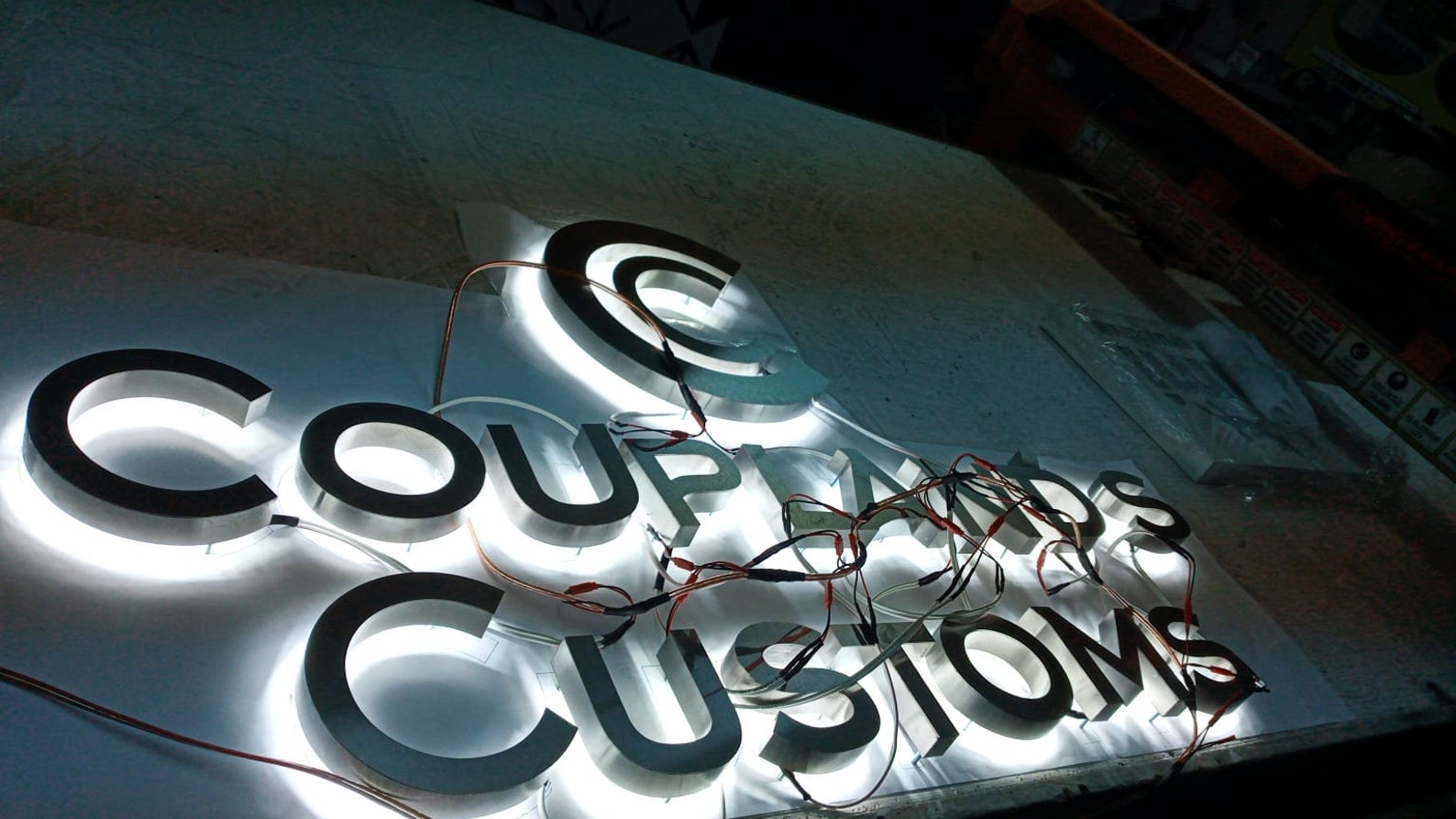 LED Light Logo and Letters Custom Backlit Sign Sign for | Etsy