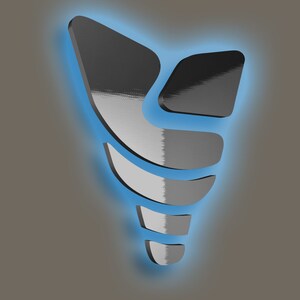 Personalized Illuminated Sign, Custom Backlit Logo, Small Business Sign ...