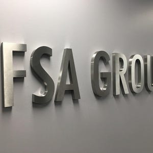 Laser Cut Metal 3D Logo Sign: Custom Business Signage, 3D Metal Signage ...