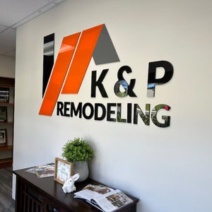Custom 3D Business Sign, Signature Wall Decor , Personalized Logo Sign ...