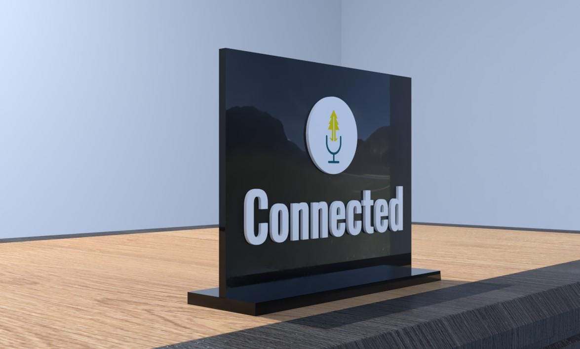 Custom Acrylic 3D Desk Logo Sign: Laser Cut Business Tabletop Decor - Etsy
