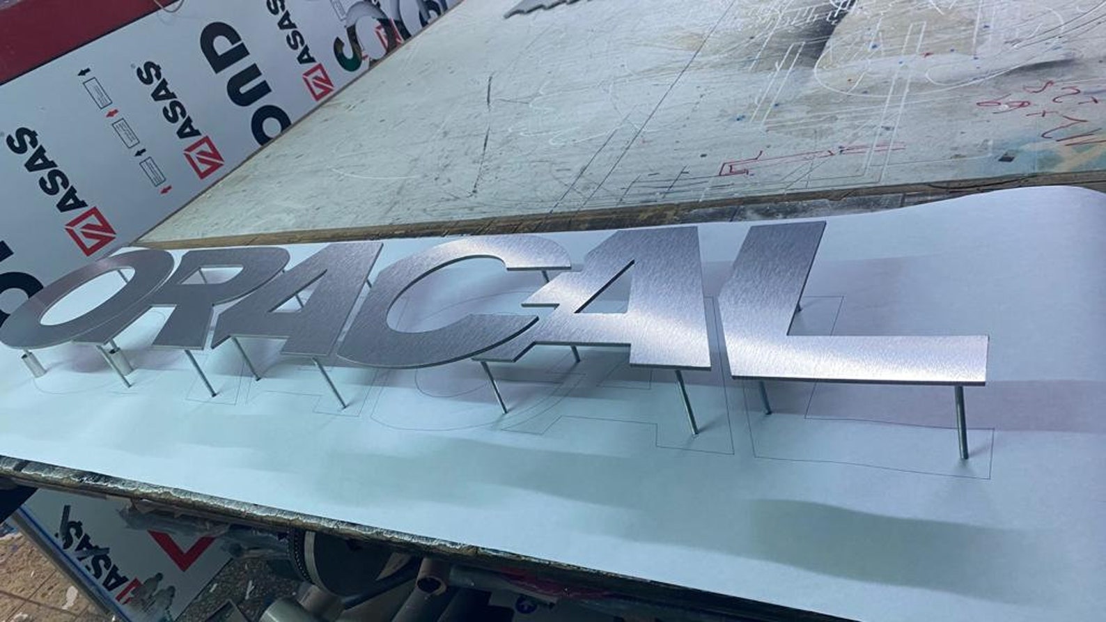 Reception Signage Logo Sign Brushed Silver Brushed Gold - Etsy