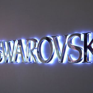Custom Halo Led Wall Logo 3D Custom Led Sign Illuminated - Etsy