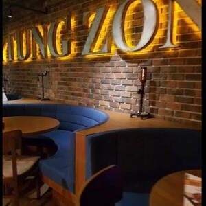 Custom Rusty Sign, Led Illuminated Logo Sign, Metal Logo, 3D Design ...