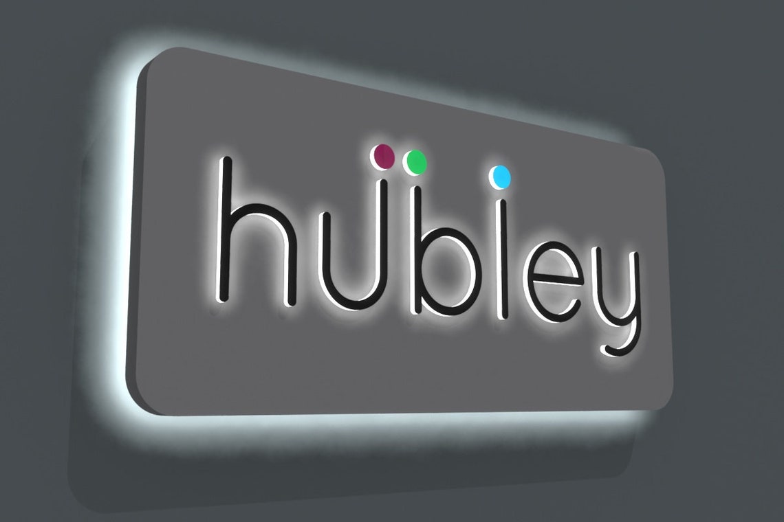 Leds Sign for Business Backlit Sign Custom Logo LED Light - Etsy