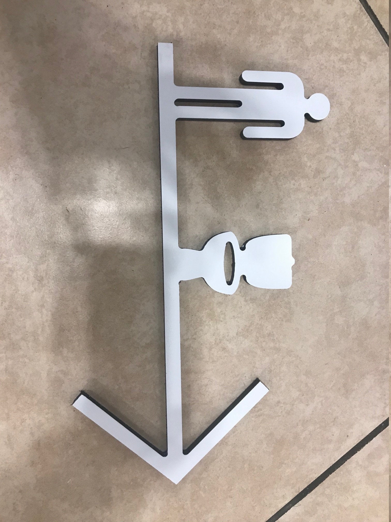 Restroom Sign Man Wc Sign Toilet Pictogram Toilets | Etsy
