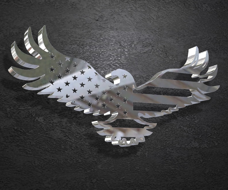 Illuminated Steel USA Flag Map: LED Backlit Metal Art - Etsy