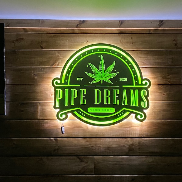 Custom Signs for Business Light Up - Etsy