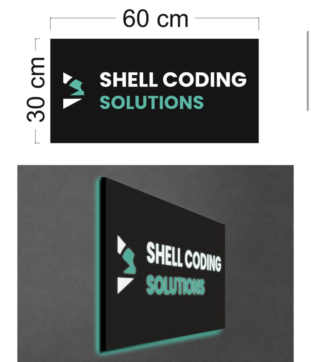 Led Light Logo Signage, Custom Signs for Business, Custom Illuminated ...