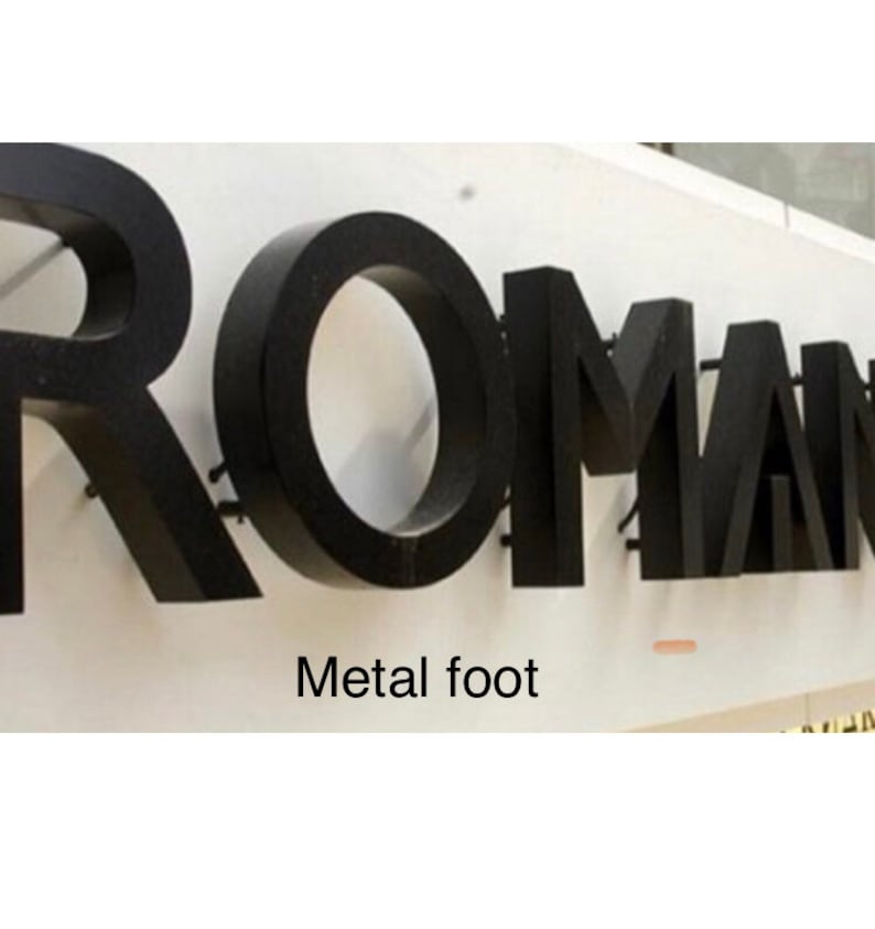 Custom 3D Storefront Logo Sign: Metal Company Logo Sign, Personalized ...