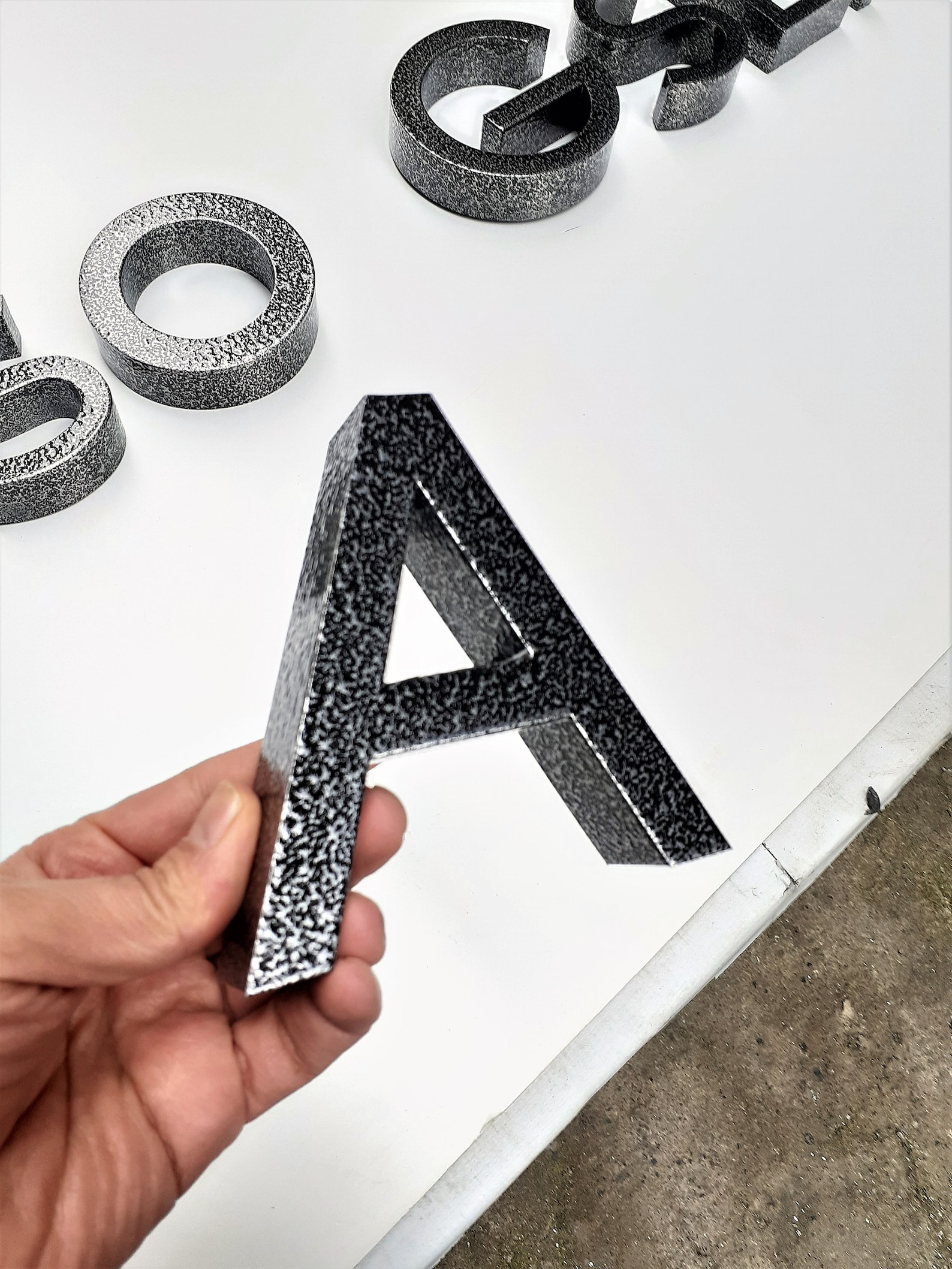 Channel Letter Sign Aluminum Forged Letter Custom Laser Cut | Etsy