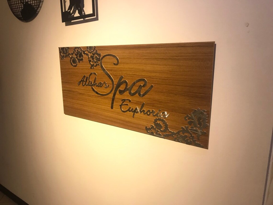 Custom Handmade Cut Logo Sign With Raised 3D Design Small | Etsy