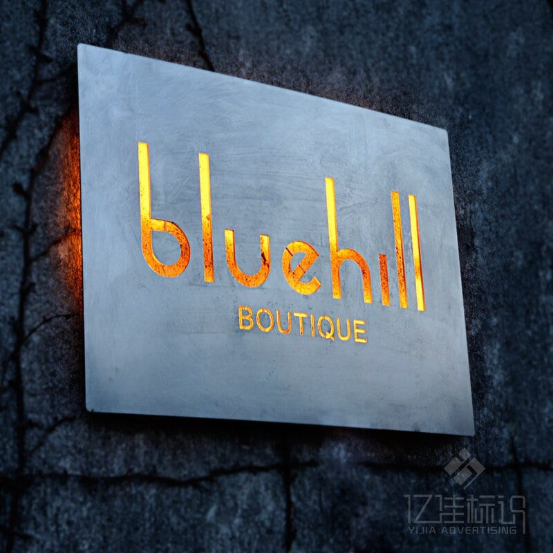 Custom Backlit Business Logo Sign: 3D Raised Office Decor - Etsy