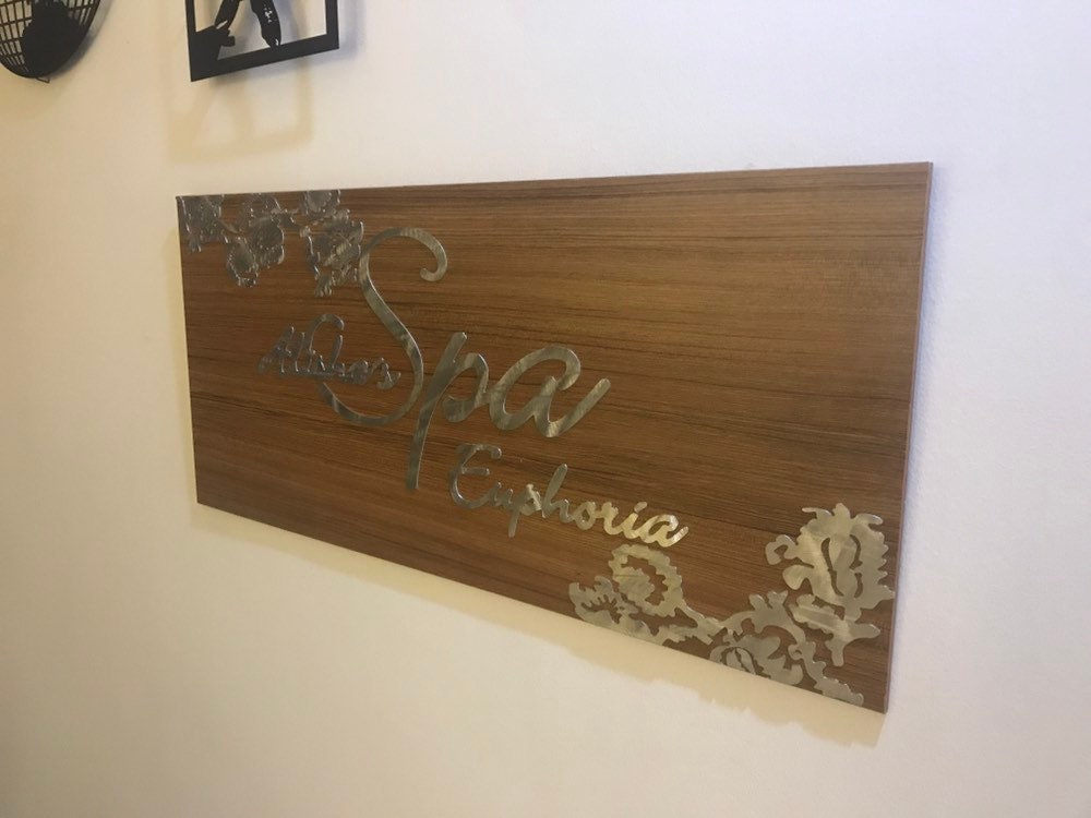 Custom Handmade Cut Logo Sign With Raised 3D Design Small | Etsy