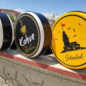 Sign for Business, Backlit Sign, Custom Display Sign, Double-sided ...