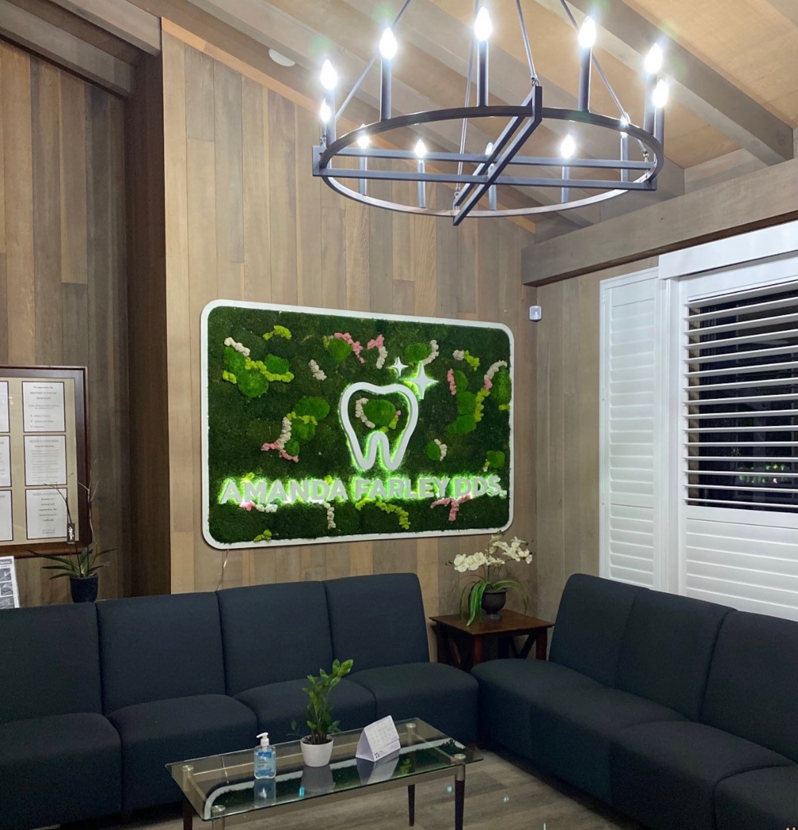 Moss Wall Art Backlit Logo Real Moss Custom Logo Sign Moss - Etsy