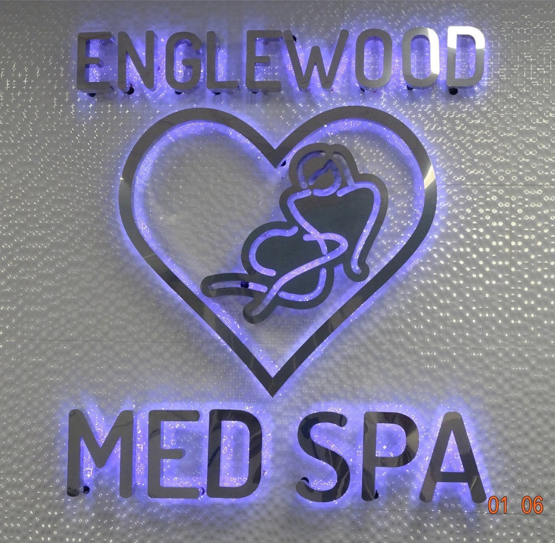 3D Back Lit Signage for Clinic, Aesthetic, Dental Logo, Beauty Centre ...