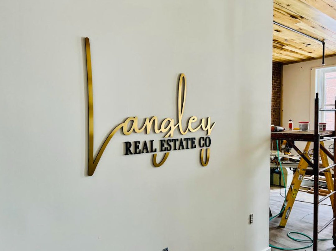 Custom 3D Logo Sign: Laser Cut Acrylic & Metal Sign, We Create Your ...