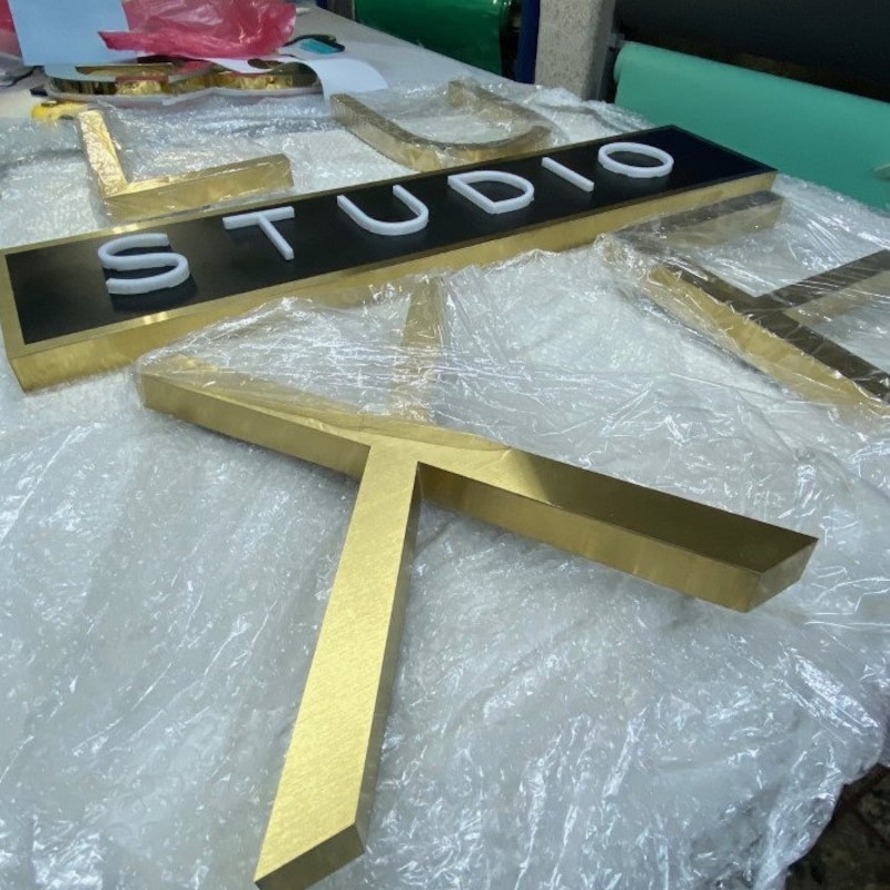 Brass Letter Signage - Etsy