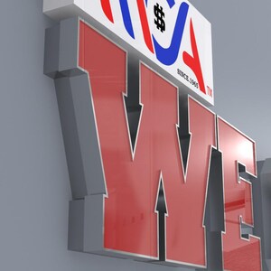 Storefront Sign, Channel Letter Signage, Outdoor Backlit Sign, Store ...