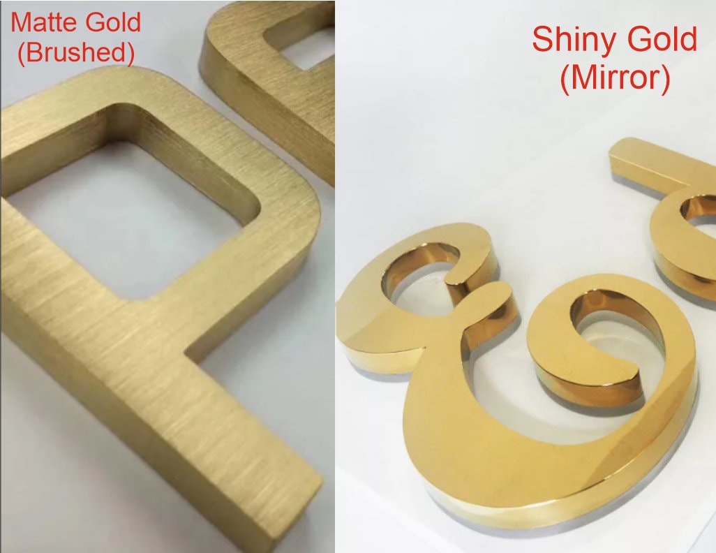 Laser Cut Metal 3D Logo Sign: Custom Business Signage, 3D Metal Signage ...