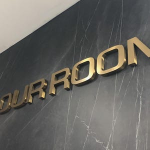 Custom Metal Logo Sign: Laser Cut, Raised 3D Design, Logo Sign With ...