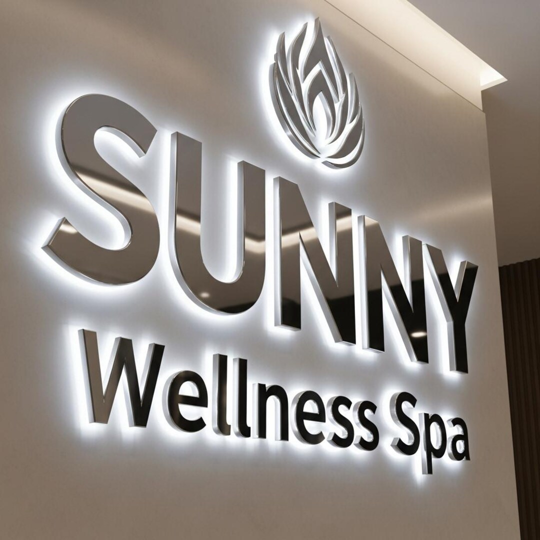 Custom Metal Backlit Sign, 3D Metal Backlit Sign, Outdoor Led Sign ...