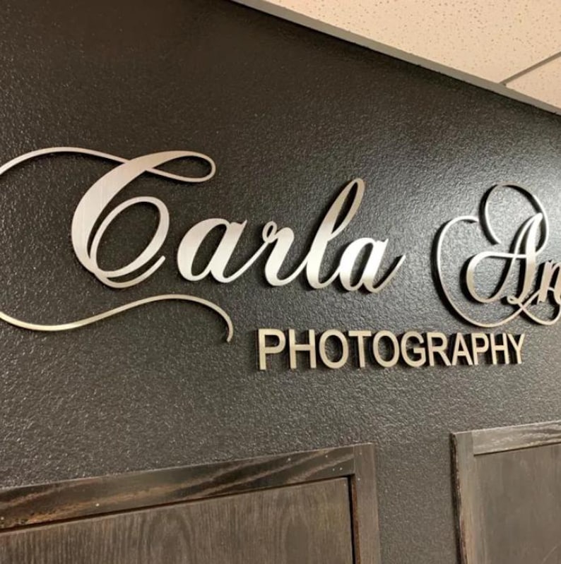 Custom 3D Logo Sign: Laser Cut Acrylic & Metal Sign, We Create Your ...