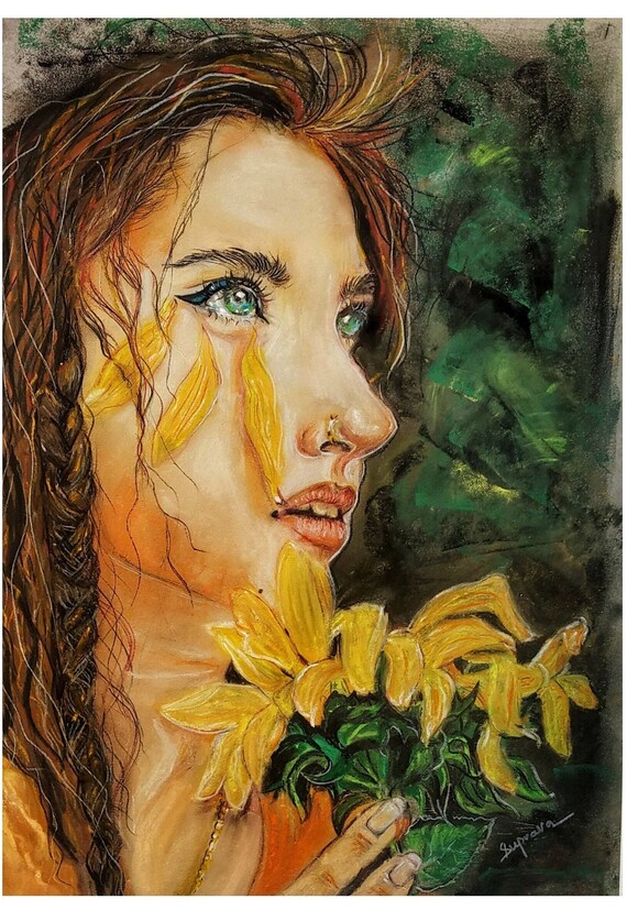 Soft Pastel Painting Face
