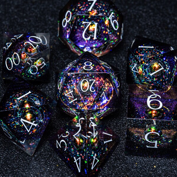 Dice Set Galaxy - Etsy