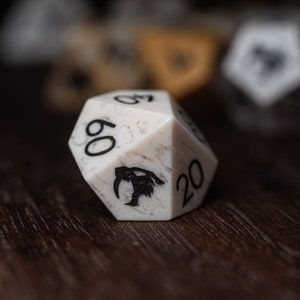 Dnd Dice Set Coral Fossil Polyhedral Dice Set Gemstone Set Dungeons and ...