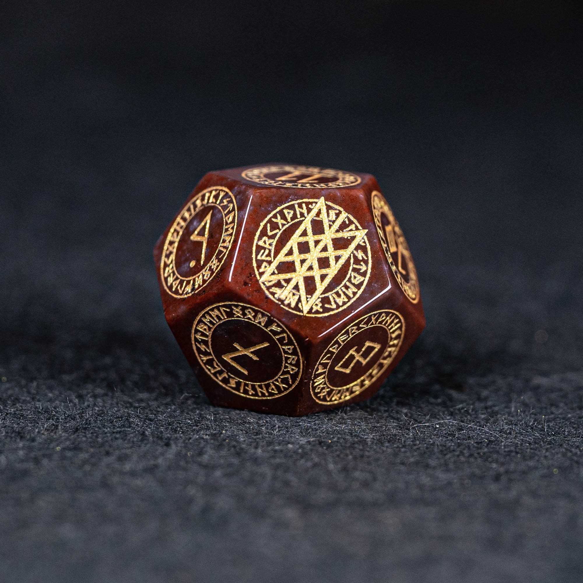 Full Set Indian Agate Polyhedral Dice Set Dnd Dice Set | Etsy