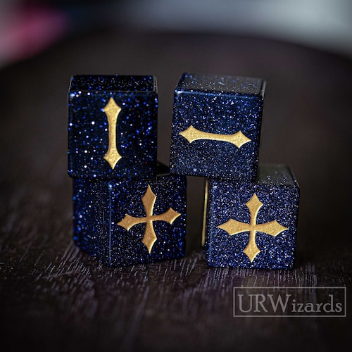 Raised Obsidian Fudge Dice D6 4 Pcs Fate Dice - Etsy