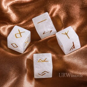 Engraved Rune Dice Scrying Dice D6 Viking Runes of Dichroic - Etsy