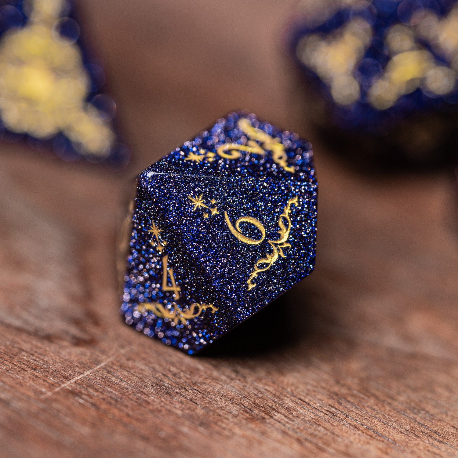 Full Set Blue Sandstone Polyhedral Dice Set Set Dungeons and - Etsy