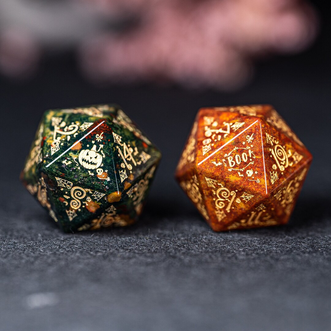 Dnd Dice Set Indian Agate Polyhedral Dice Set Set Dungeons and Dragons ...