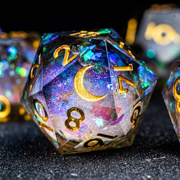 Dark Moon Dice - Etsy