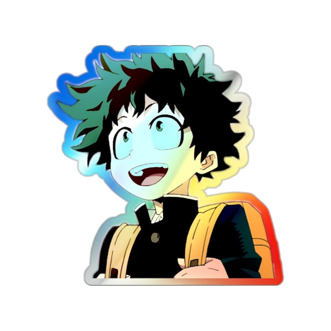 Izuku Midoriya Sticker Sticker, DEKU Sticker, My Hero Sticker, Anime ...