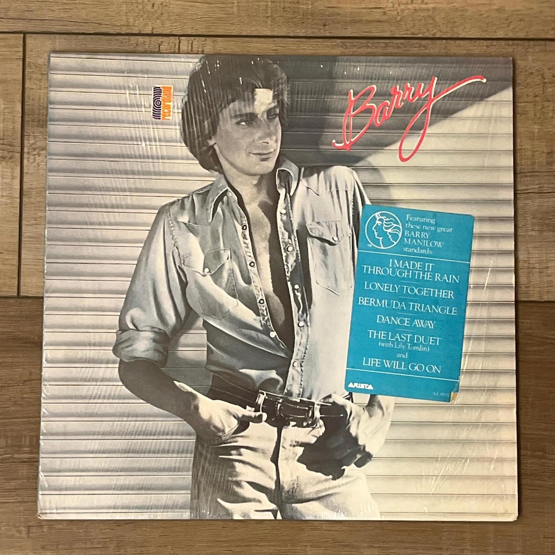 Barry Manilow Album, 1980 Barry Album, Barry Manilow Vinyl, Barry ...
