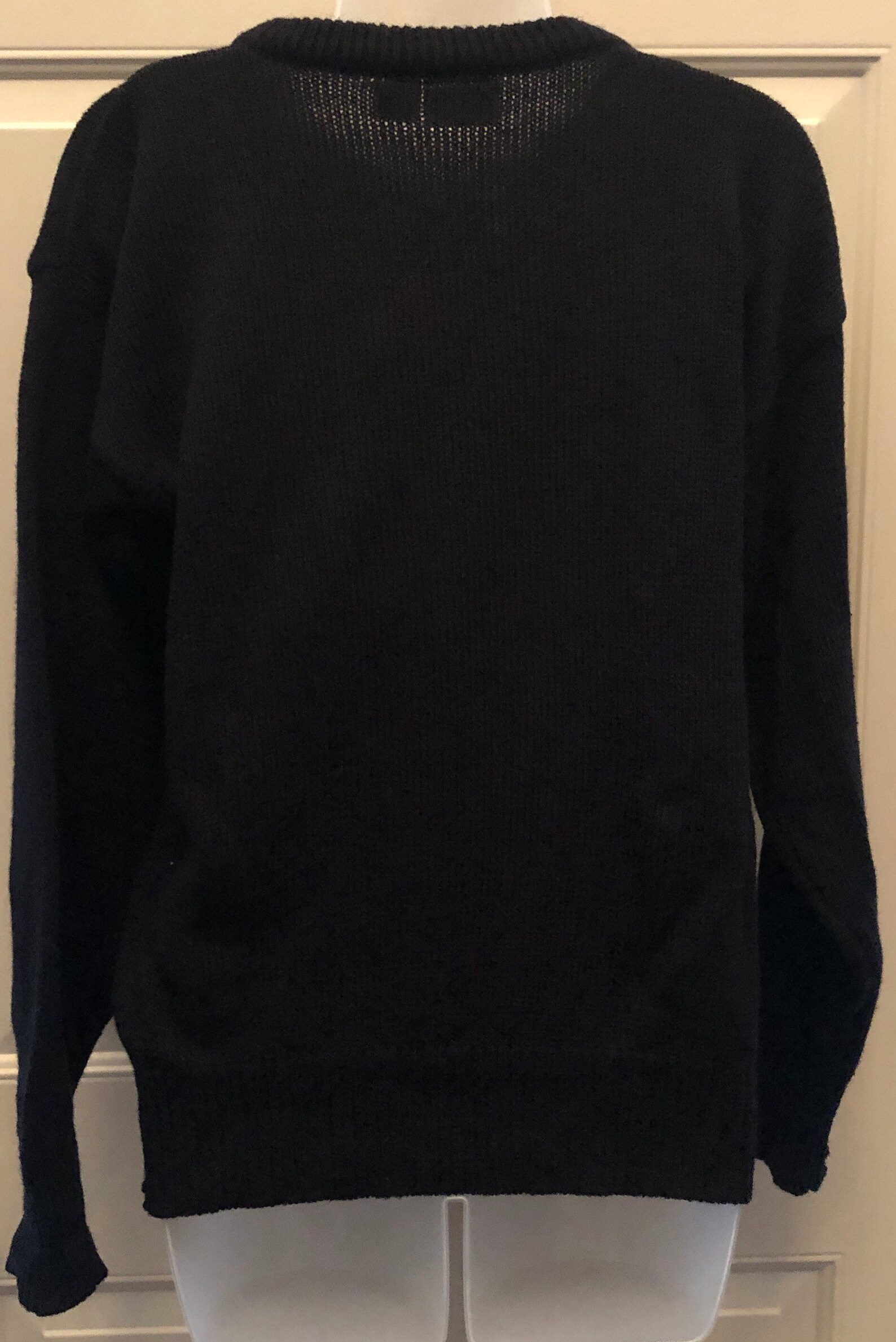 70s 80s Beeline Fashions Floral Sweater Black Floral Sweater - Etsy